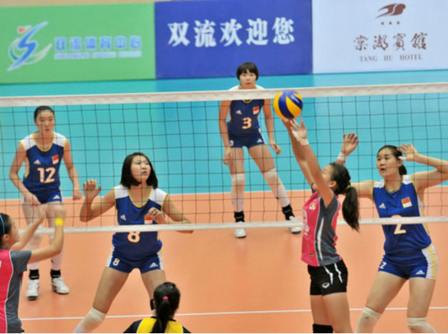 WorldofVolley :: China, Hong Kong, Dong Ruijun, Du Qingqing