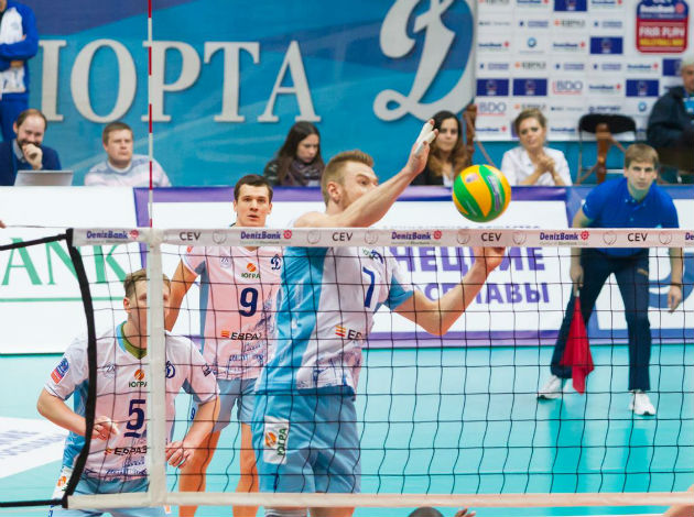WorldofVolley :: RUS M: Dinamo Moscow barely beat newcomer at season opening!