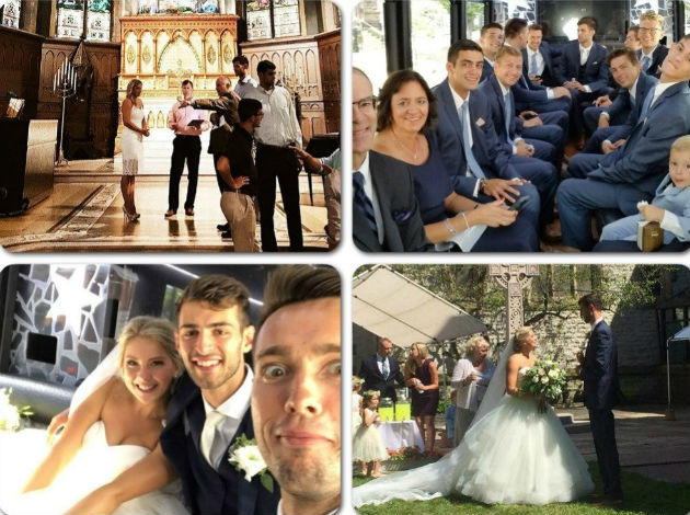 WorldofVolley :: Big day for Aaron Russell and Kendall Pierce!