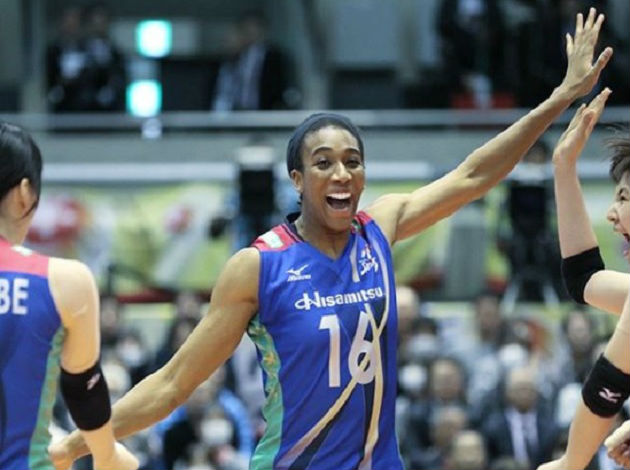 WorldofVolley :: JPN W: Foluke Akinradewo joins Hisamitsu Springs again!