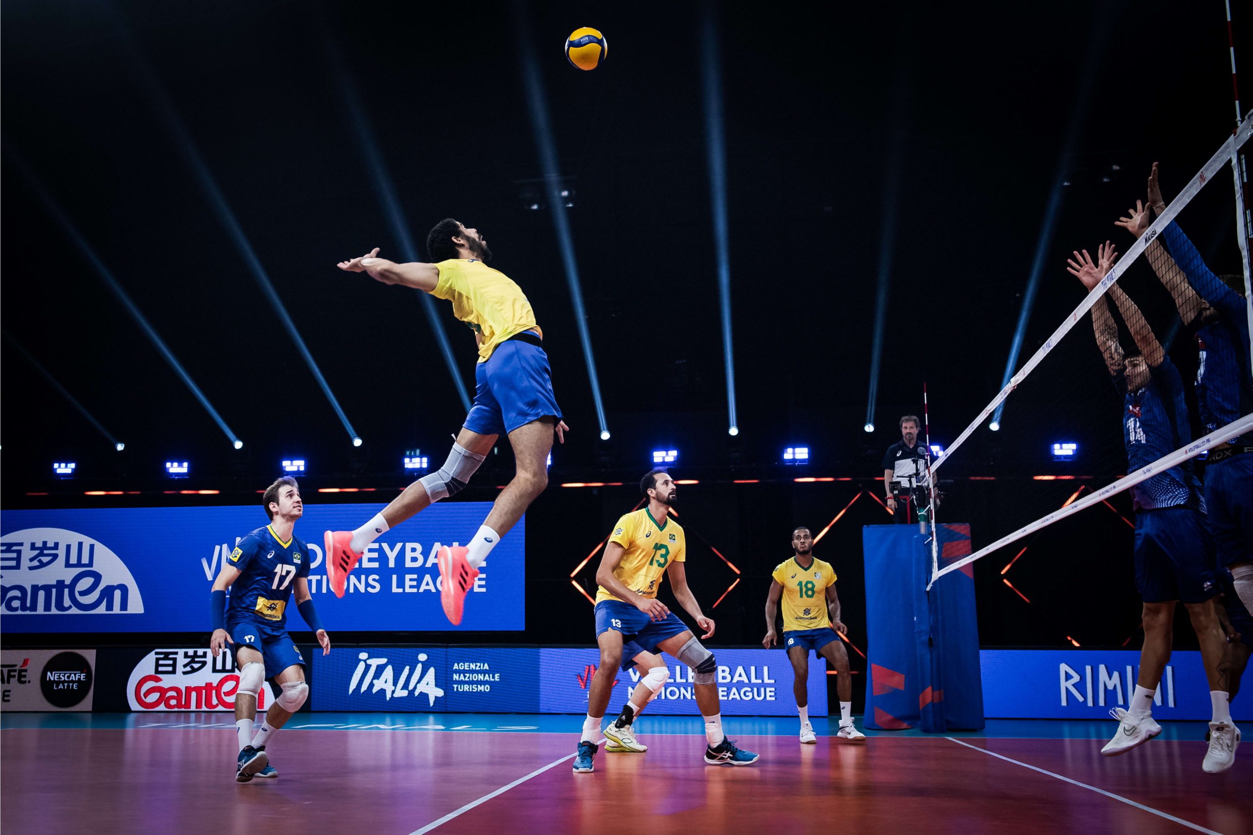 WorldofVolley :: VNL M: Brazil dominates France and goes to first-ever ...