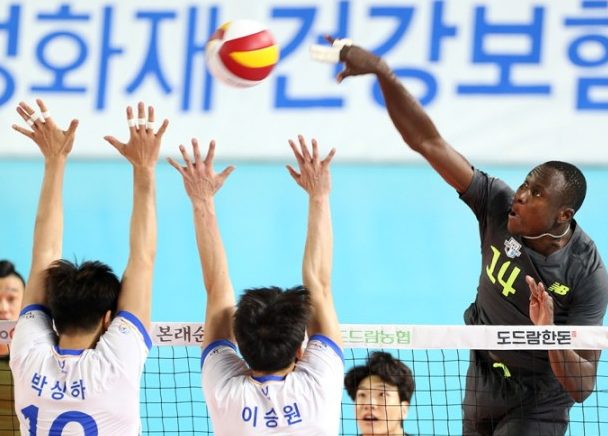 WorldofVolley :: KOR M: Daudi Okello in Suwon KEPCO Vixtorm - WorldOfVolley