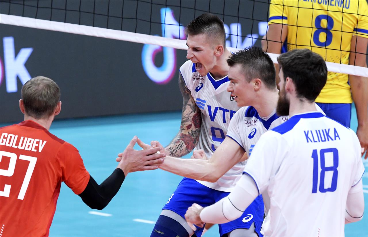 WorldofVolley :: EUROVOLLEY 2021 M: Ukraine forces Russia to hard fight ...