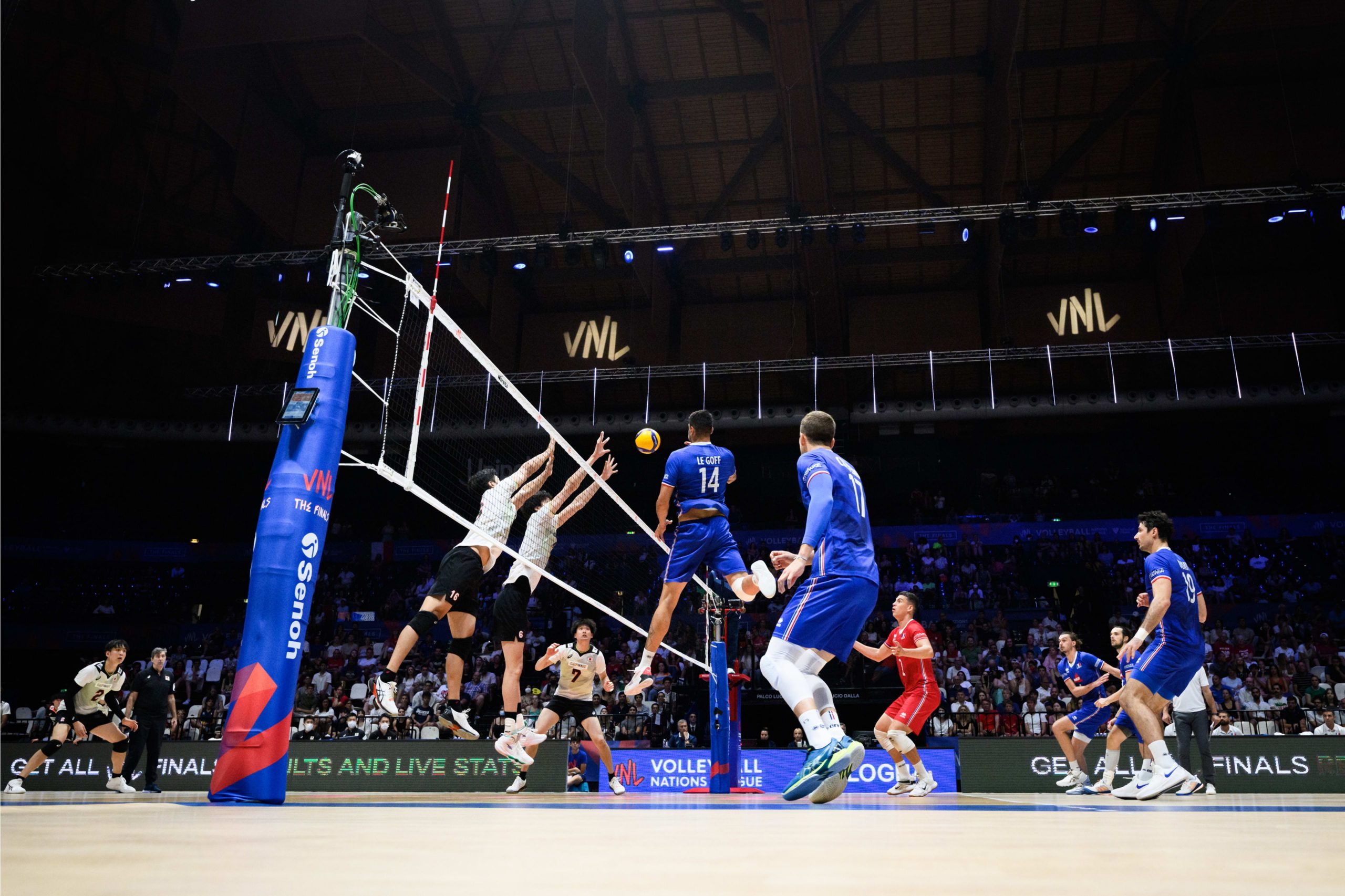 WorldofVolley :: VNL M: France storms to semi-finals - WorldOfVolley