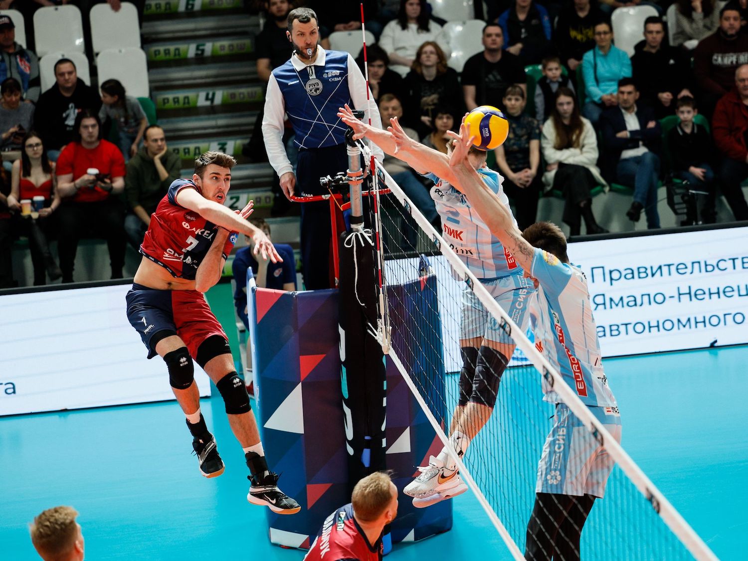 WorldofVolley :: RUS M: Round 25 concludes with a triumph for Dinamo Moscow - WorldOfVolley