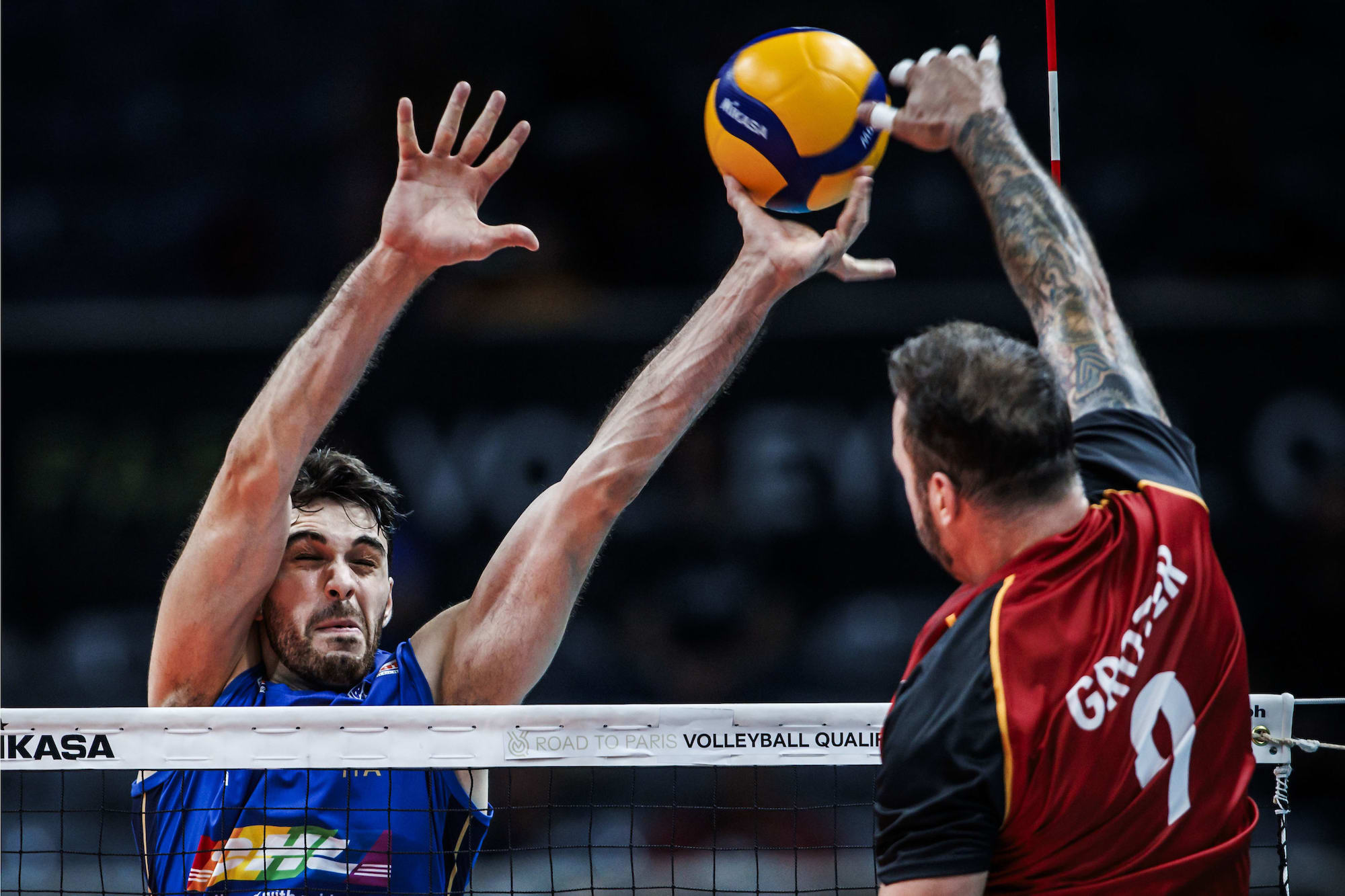 WorldofVolley :: Olympic Qualifiers Pool A: Germany Stuns Italy after ...