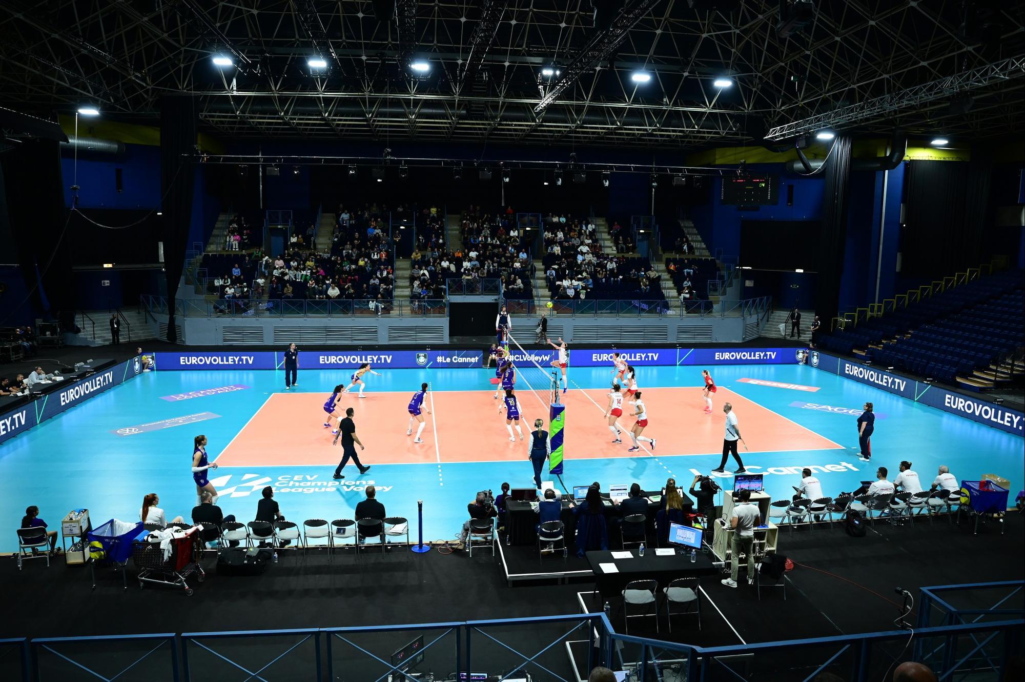 WorldofVolley :: CEV CL W: Volero Le Cannet Dominates in Pool E Opening ...