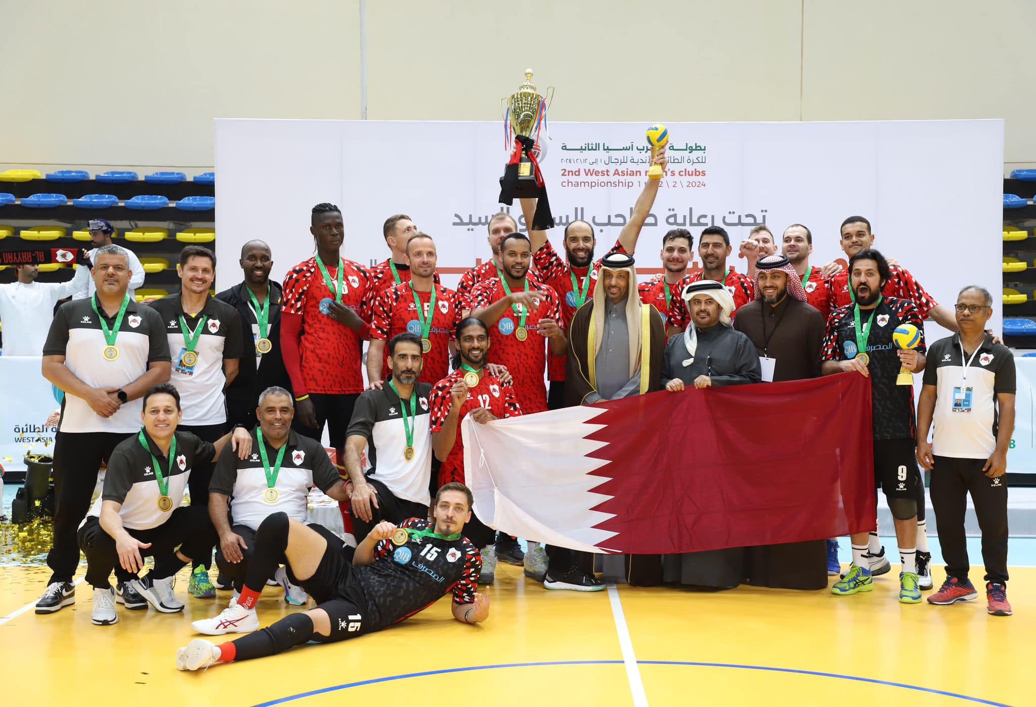 WorldofVolley :: Al Rayyan SC Clinches West Asian Men’s Volleyball ...