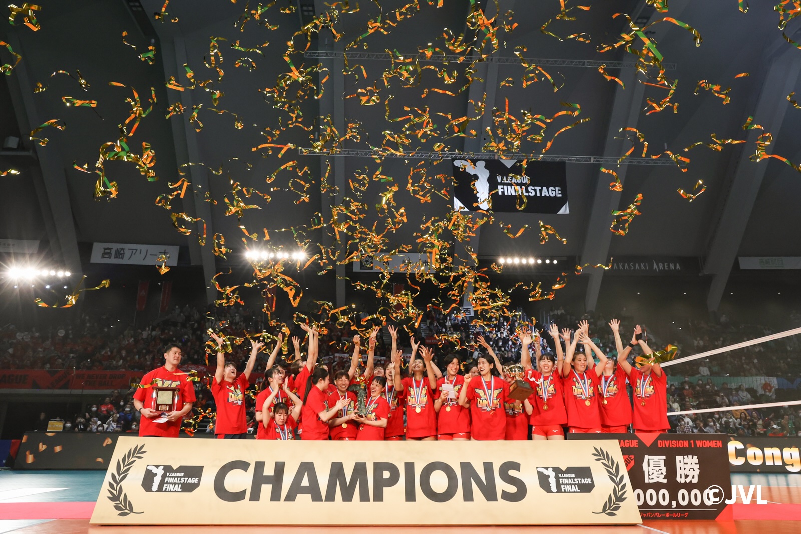 WorldofVolley :: JPN W: NEC Red Rockets Kawasaki Clinch Ninth Title, Topple Undefeated JT ...