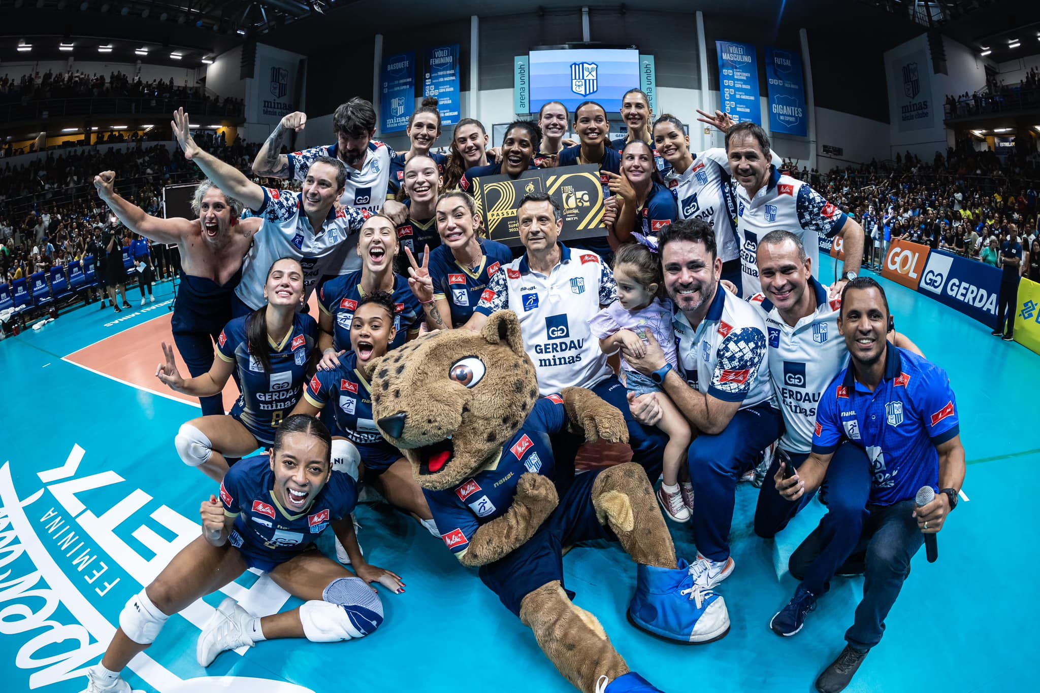 WorldofVolley :: BRA W: Gerdau Minas Advances to the Finals of the 2023 ...