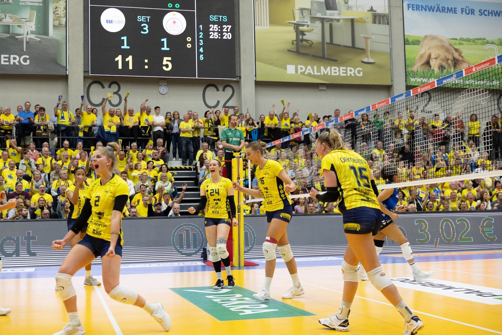 WorldofVolley :: GER W: Thrilling Opener in Playoff Finals - SSC ...