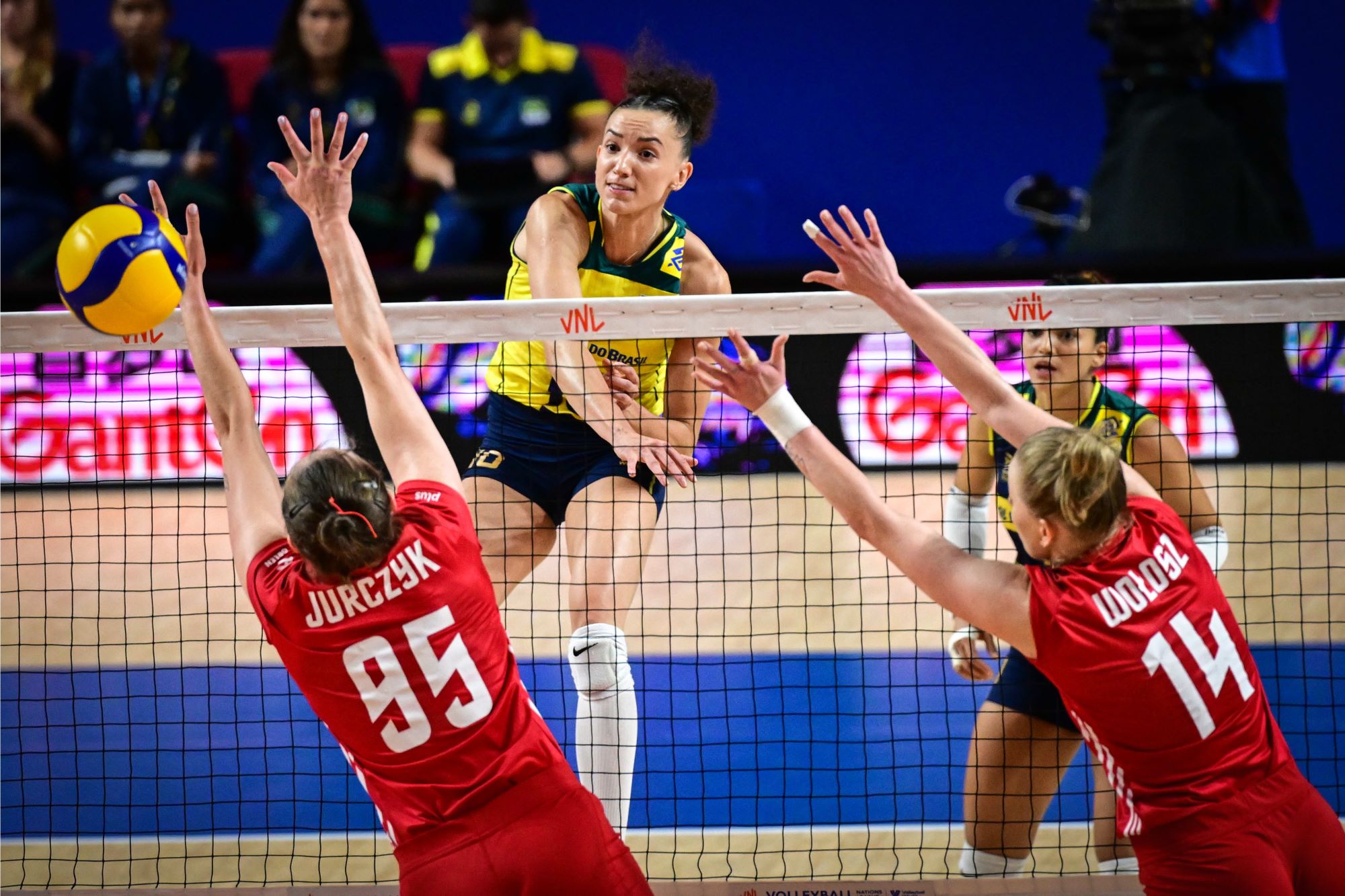 WorldofVolley :: VNL W: Brazil's Victory Over Poland Secures Top Spot ...