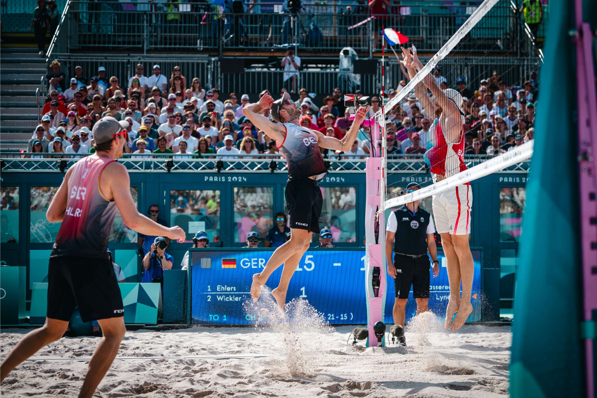 WorldofVolley :: Paris 2024 BV M: Germans, Cubans, and Dutch Lead Early ...