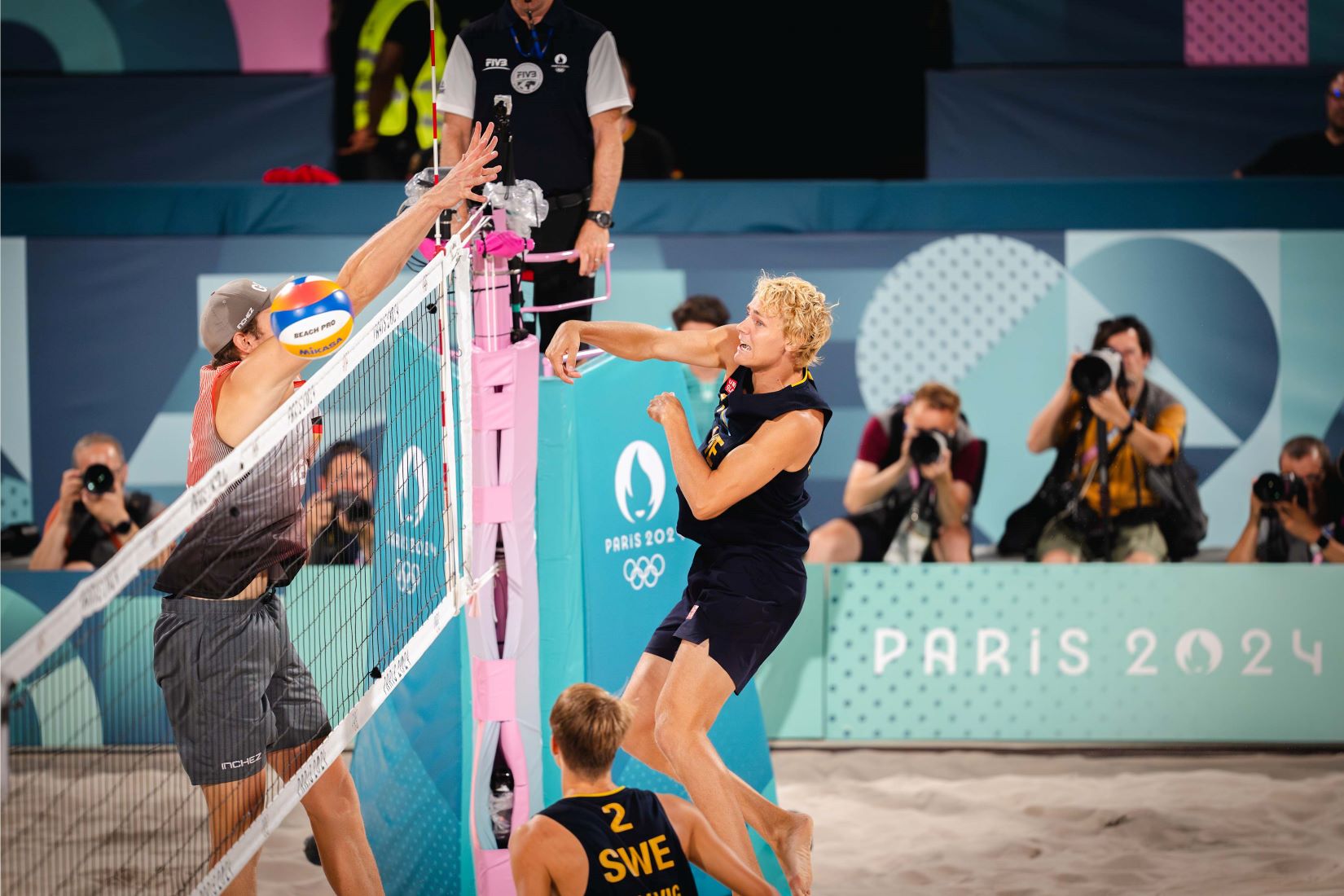 WorldofVolley :: Paris 2024 BV M: "Flying Swedes" Triumph in Beach ...