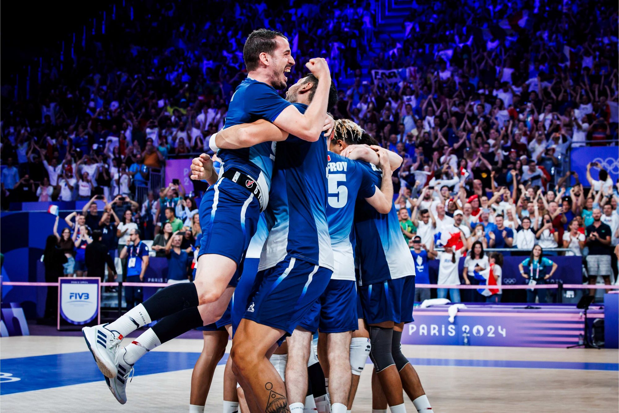WorldofVolley :: France on Verge of Olympic Glory, Set to Face Poland ...