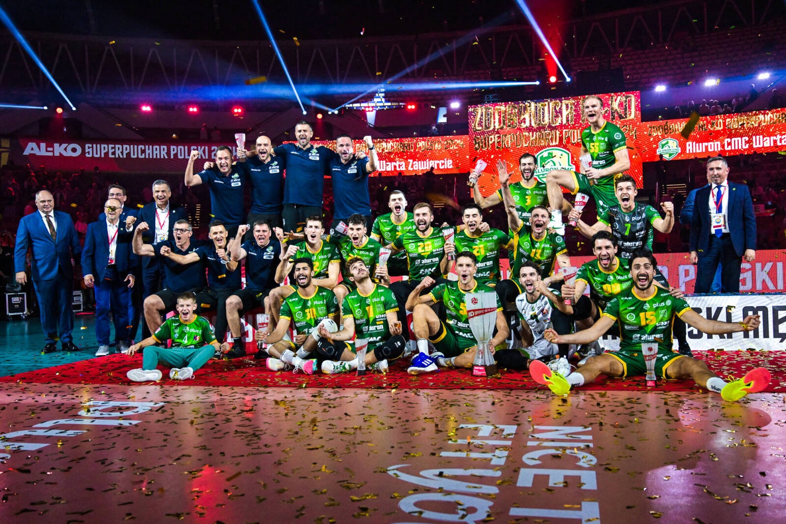 WorldofVolley :: POL M: Aluron CMC Warta Zawiercie Claims First Polish ...