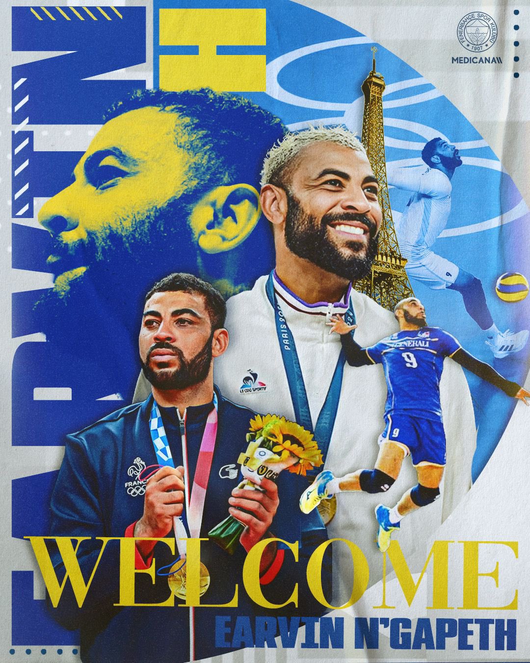 WorldofVolley :: TUR M: Fenerbahçe Officially Welcomes Earvin Ngapeth ...
