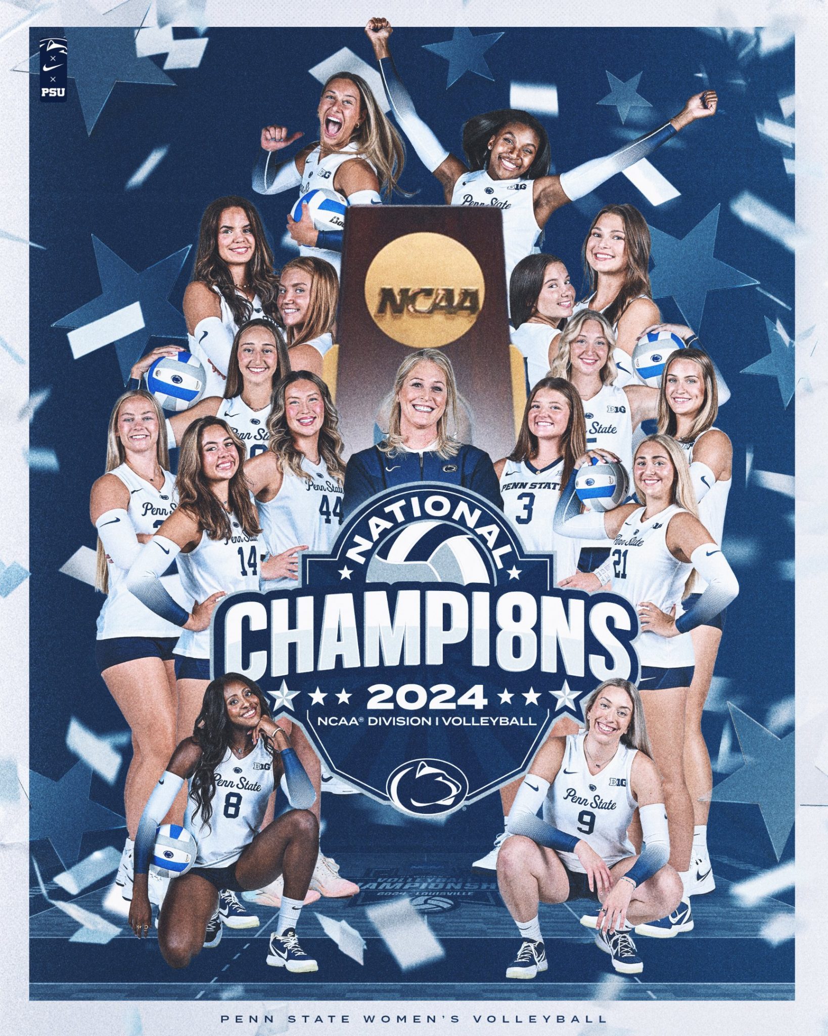 WorldofVolley :: USA W: Penn State Wins 2024 NCAA Volleyball ...