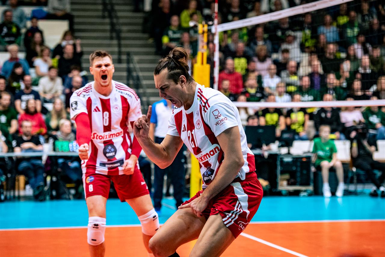 WorldofVolley :: GRE M: Olympiacos Secures Comeback Win in Thrilling ...