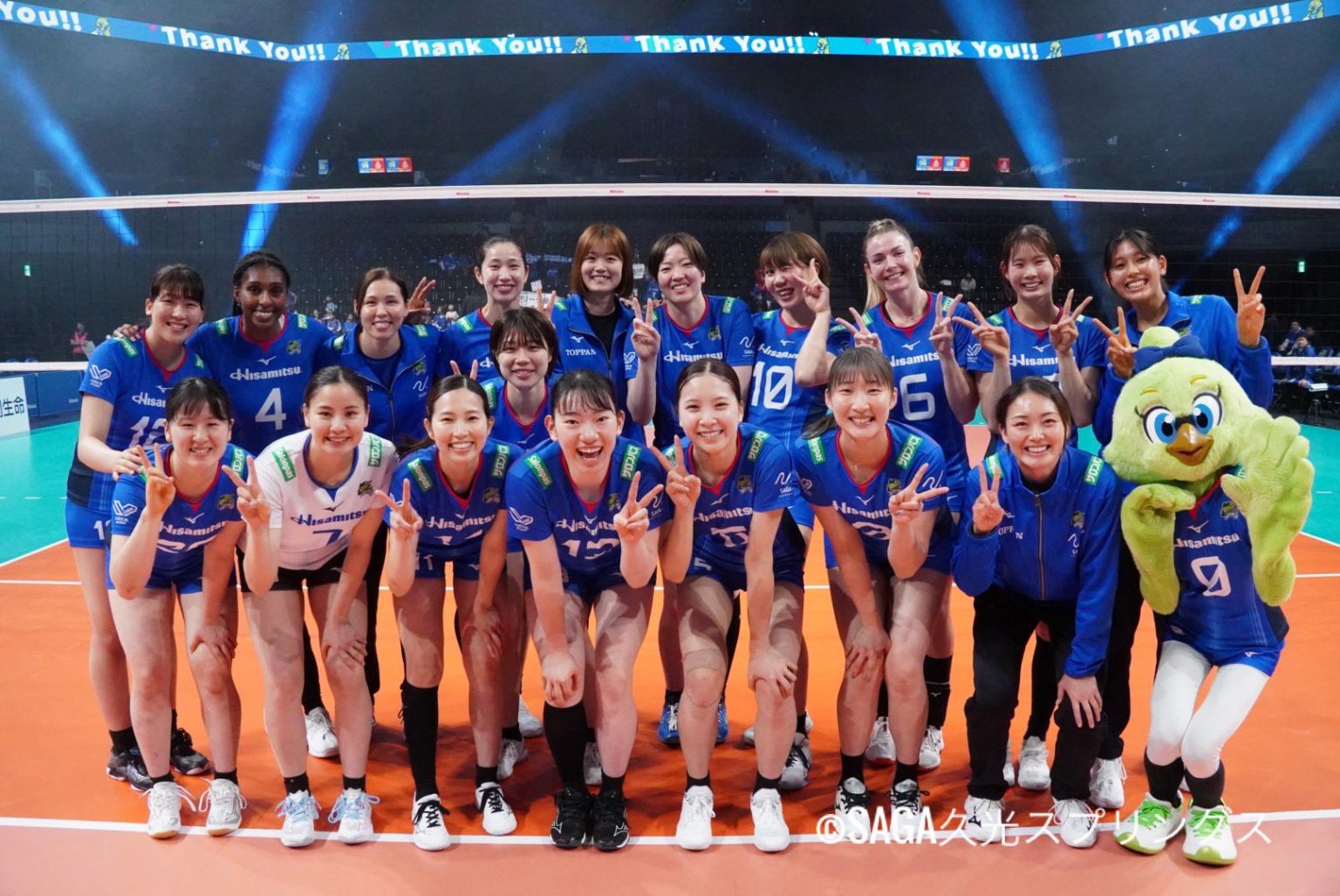WorldofVolley :: JPN W: Saga Hisamitsu Springs to Battle NEC Red Rockets in SV.League Semis ...