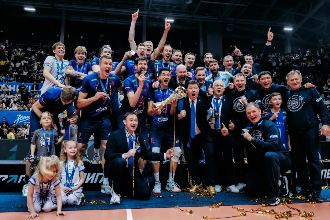 WorldofVolley :: Zenit-Kazan Clinches 13th Russian Championship in Dominant Fashion - WorldOfVolley