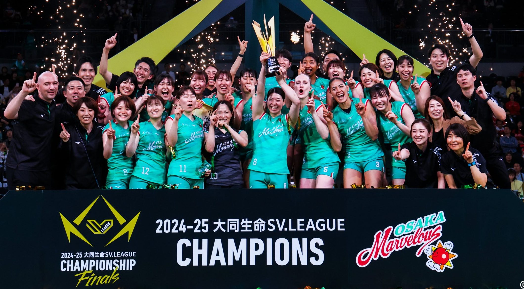 WorldofVolley :: JPN W: Osaka Marvelous Crowned SV.League Champions - WorldOfVolley