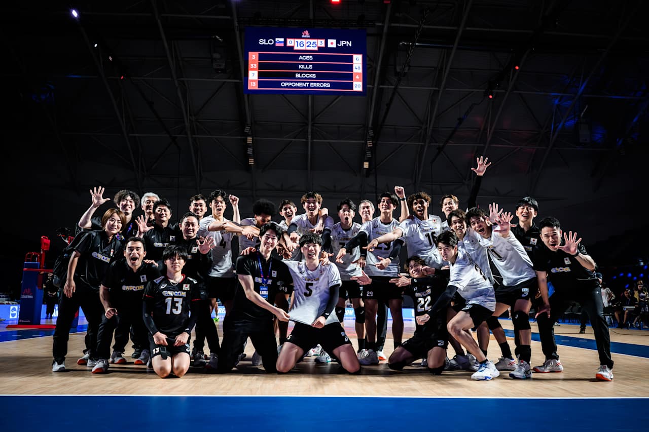 WorldofVolley :: VNL M: Japan Crushes Slovenia in Straight Sets ...