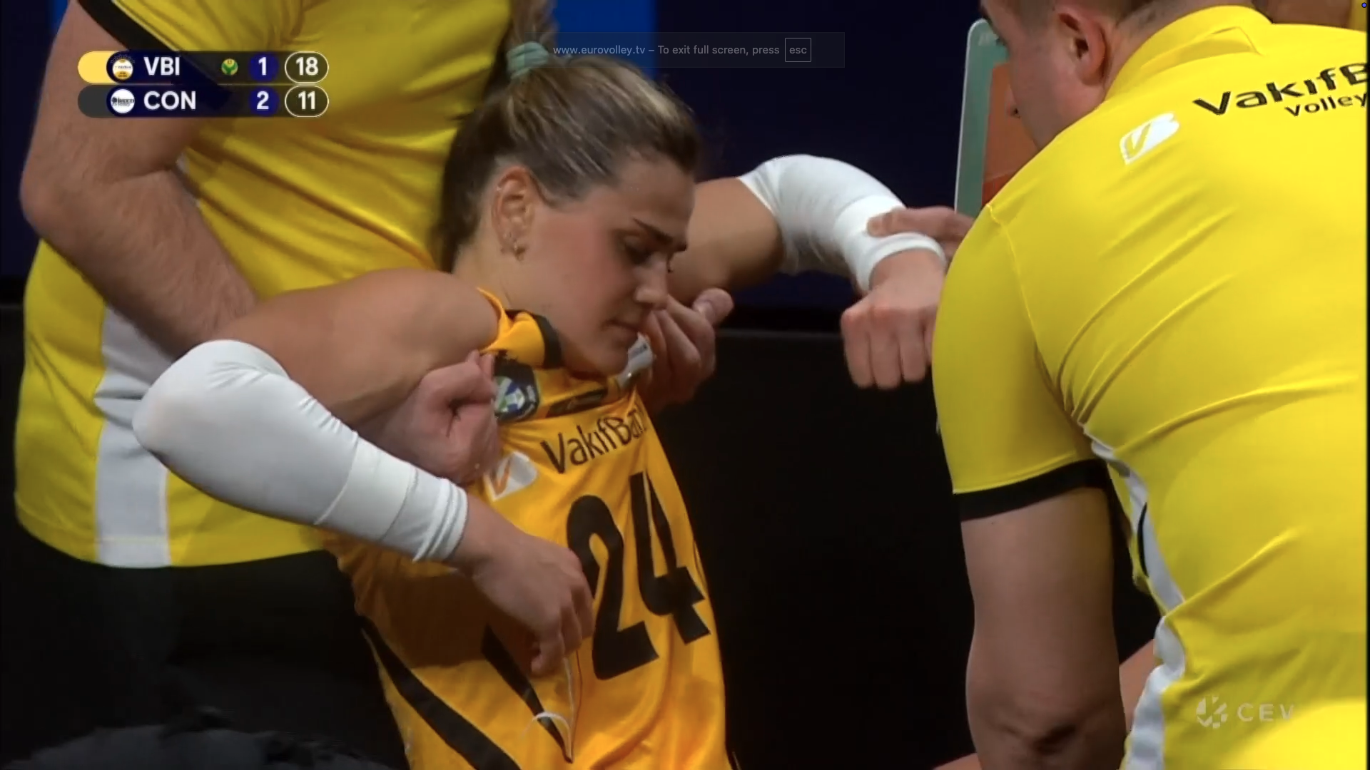 WorldofVolley :: Sahin and Dangubic Injured